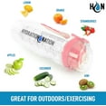 Hydration Nation Portable Water Bottle with Fruit Infuser for Healthy ...