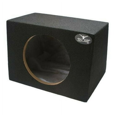 Absolute USA VEGD10 Dual 10-Inch Slot Ported Subwoofer Enclosure, 3/4 ...
