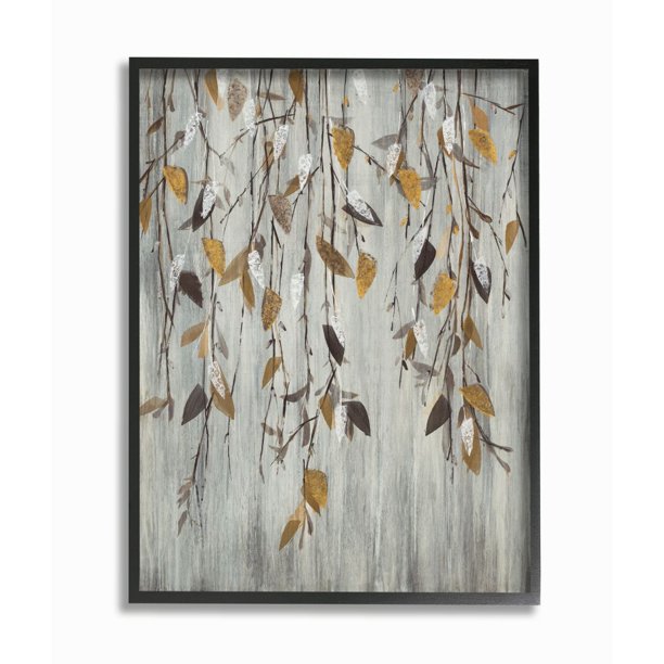 Stupell Industries Rustic Forest Vine Landscape Brown Grey Country ...