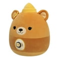 Squishmallows Mei Lien Honey Jar Brown Bear With Yellow Flower 12 ...