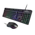 onn Wired Membrane Gaming Keyboard and Mouse Combo with LED Backlit for ...