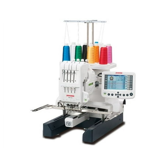 Janome MB4S Home Use 4-Needle Embroidery Machine w/ Free Bonus Package ...