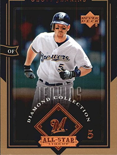2004 UD Diamond All-Star #47 Geoff Jenkins MLB Baseball Trading Card ...