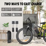 Speedrid Electric Bicycle, 26"x4" Fat Tire Ebike, 500W Mountain Bike ...