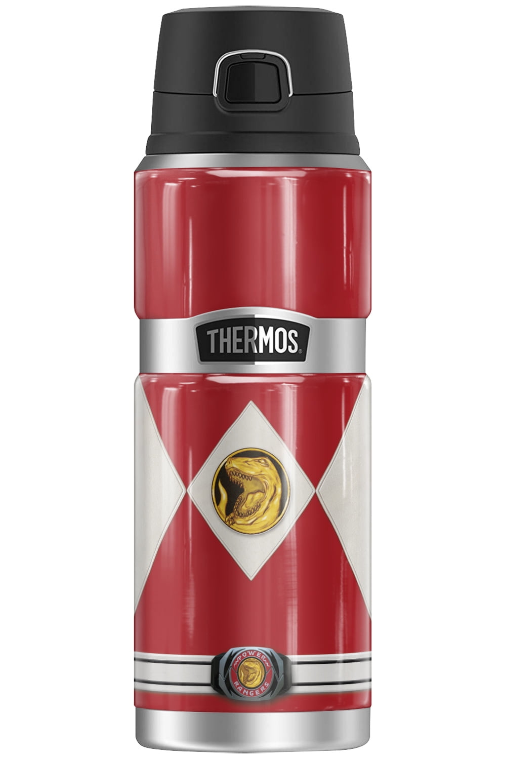 Power Rangers Red Ranger Emblem THERMOS STAINLESS KING Stainless Steel ...