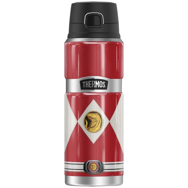Power Rangers Red Ranger Emblem THERMOS STAINLESS KING Stainless Steel ...
