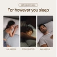 Adjustable King Size Memory Foam Pillow for Back Stomach and Side ...