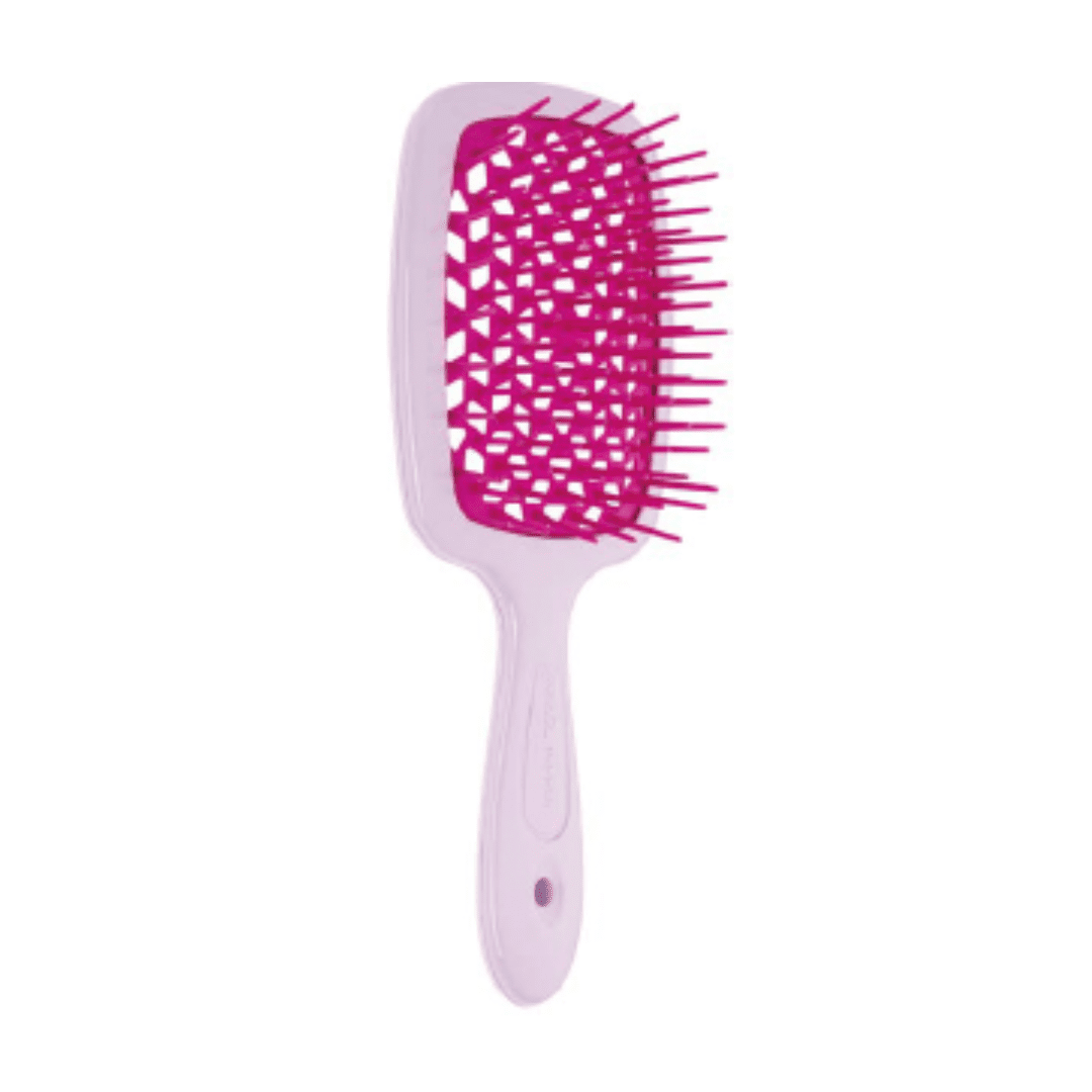 Click here for Janeke Superbrush Small Hair Brush White With Fuch... prices