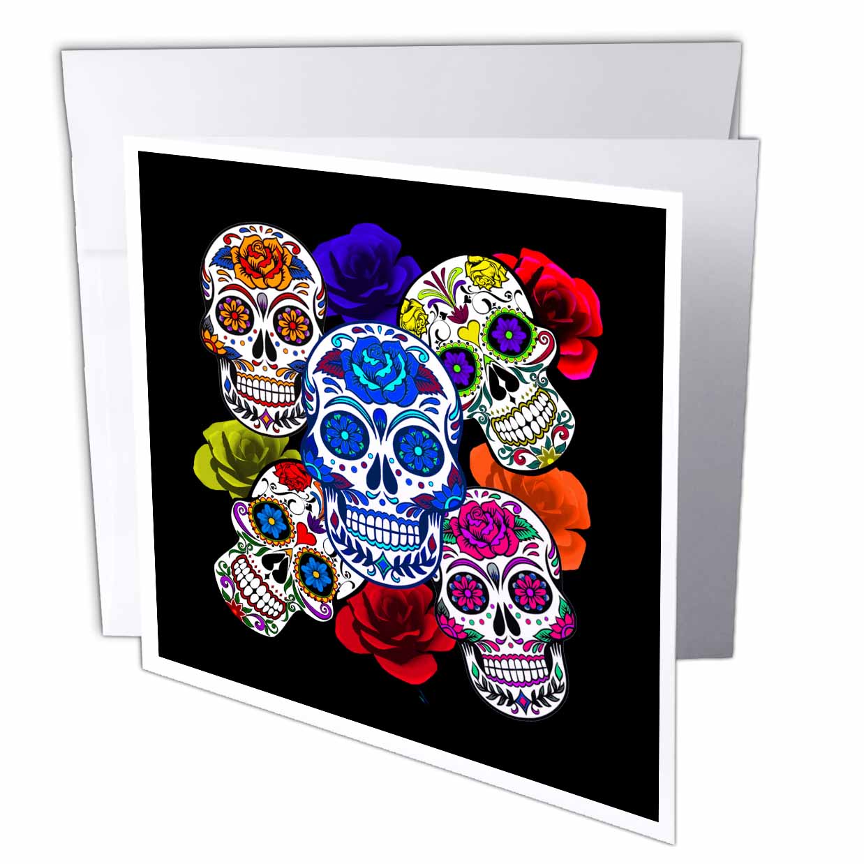 Sculpture Art Objects Frankenstein devil and skeleton spray paint cans ...