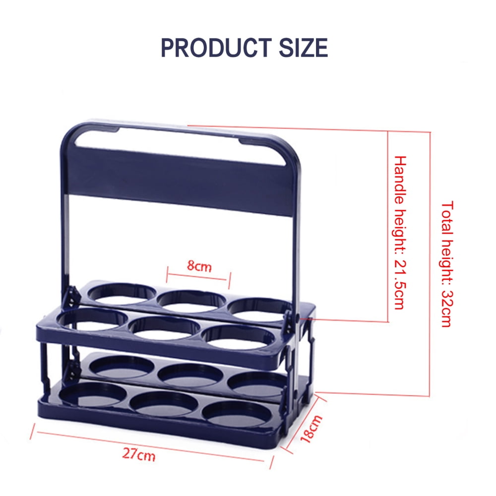 6 Cells Beer Carrier Plastic Folding Design Cans Holding Container for ...