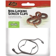 Zilla Heavy Duty Terrarium Screen Clips, Large, Black - Walmart.com