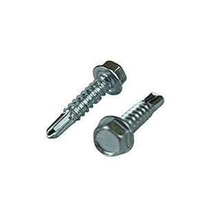 12-14X1 1/2 Phillips Pancake Head Self Drilling Screw Full Thread Zinc ...