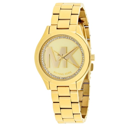 Michael Kors - Michael Kors Women's Mini Slim Runway Gold-Tone Watch ...