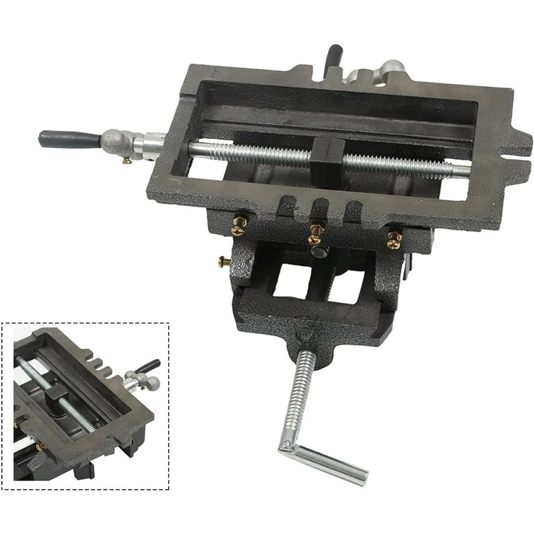 Drill Press Vise 6\" Cross Slide Metal Milling 2 Way X-Y Clamp Machine ...