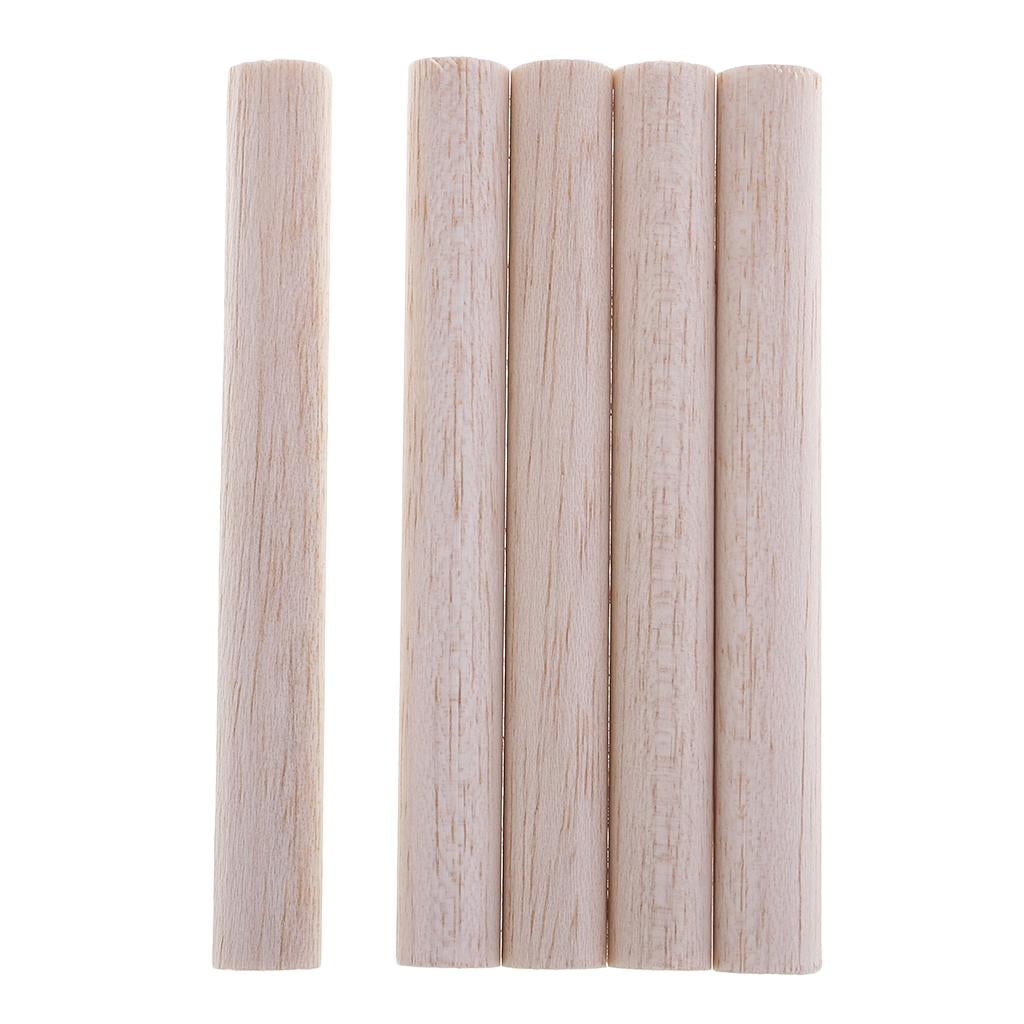 Balsa Unfinished Wood Round Material Round Rod For - Walmart.com