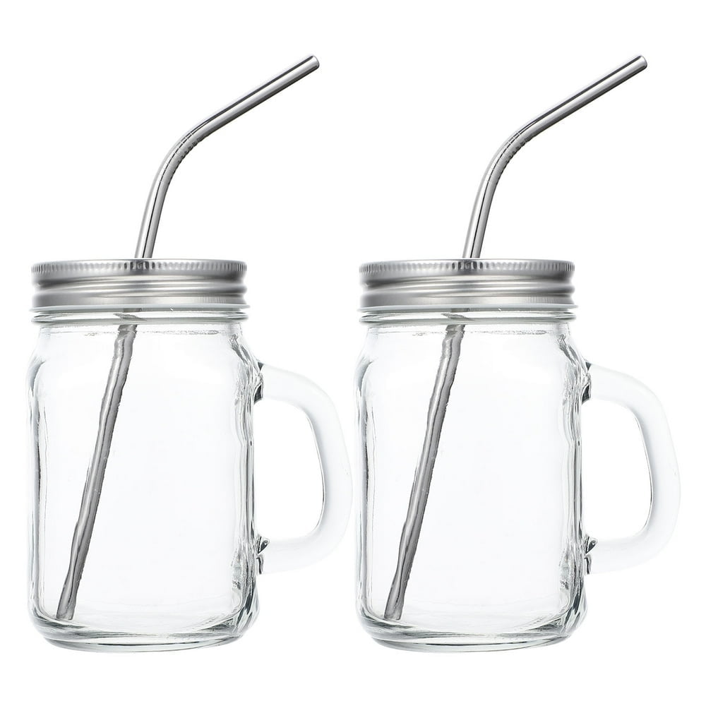 Click here for Amerteer Mason Jar Jars Glass Drinking Straw Lids... prices