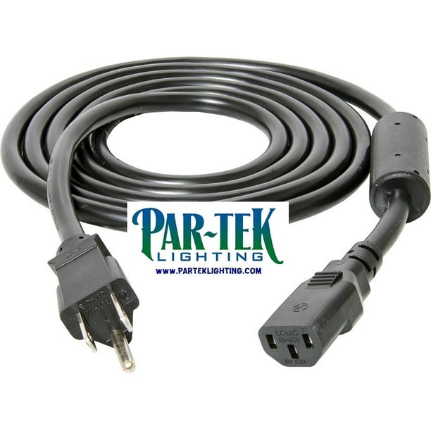 PTL Ballast Power Cord 8' 120v W/ Ferrite Ring 16/3 Gauge - Walmart.com ...