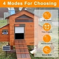 Automatic Solar Chicken Coop Door for Chickens 4 Program Modes Timer ...