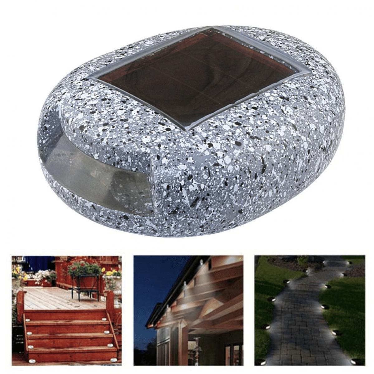 Click here for Fybto 3-Pack Solar Rock Lights decorative Stone Pa... prices