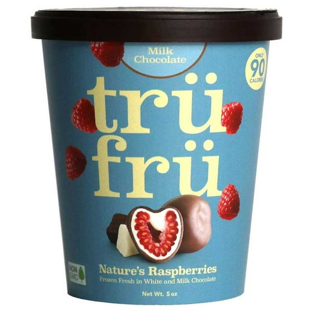 Tru Fru Grab and Share Hyper Chilled Whole Raspberries in White and ...