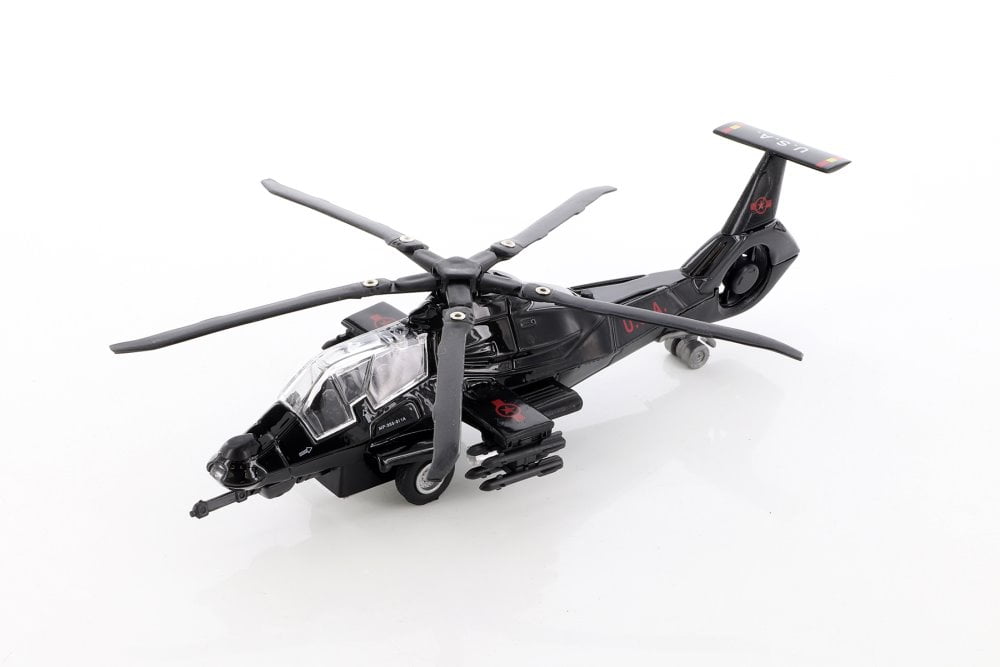 Stealth Copter with Light & Sounds, Black - ModelToyCars SL362/2DB ...