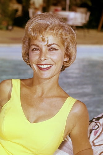 Janet Leigh In Yellow Bathing Suit By Pool 24x36 Poster