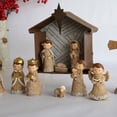 Christmas Christ Nativity Resin Statue Scene Set Manger Holy Figure ...