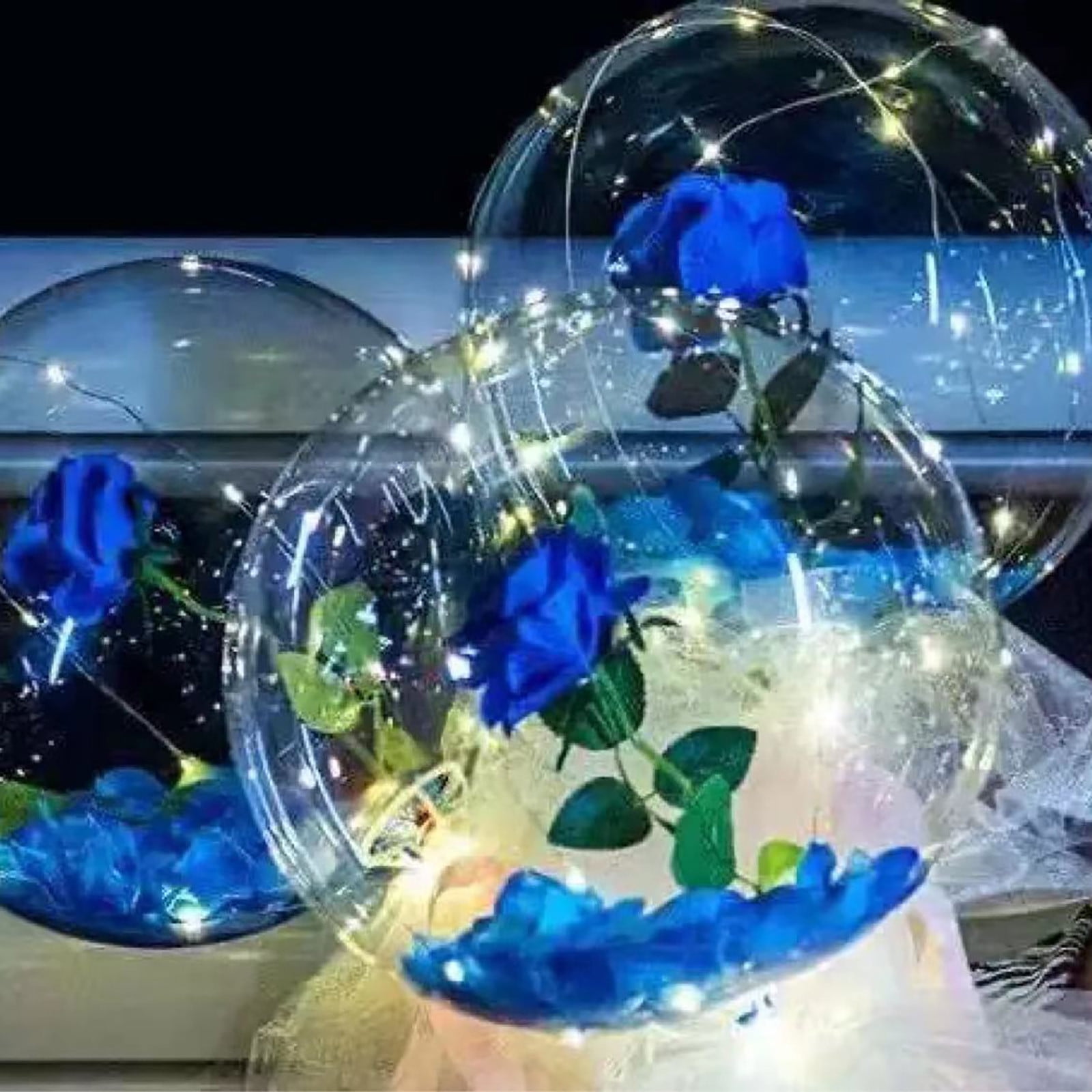 LED Rose Bouquet Luminous Christmas Decorate Gift Decoration Party ...