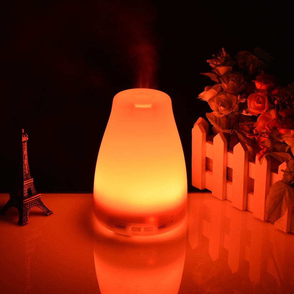 AGPTEK 120ml Aromatherapy Essential Oil Diffuser with 7 Color LED ...
