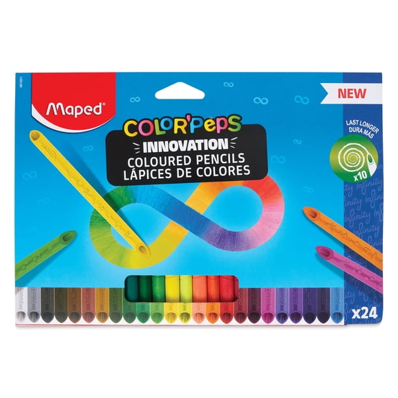 Maped Color'Peps Infinity Colored Pencils - Classroom Pack, Set of 144 ...