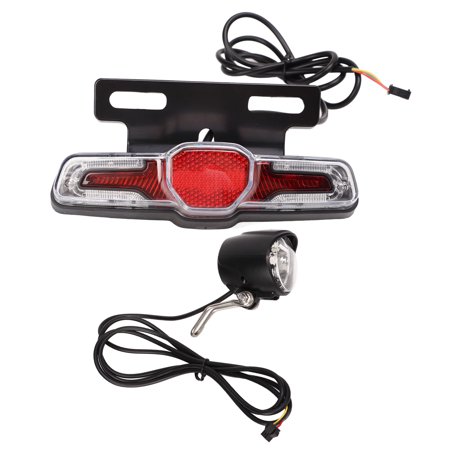 Electric Bike Front Rear Light Set, Sturdy Durable Multifunction Switch ...