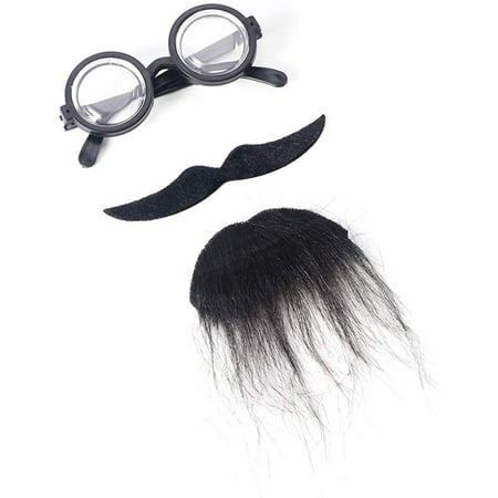 Fortunenine Fake Eyebrows Beard Moustache Kit Self Adhesive Facial Hair ...