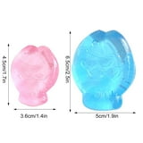 Joernso Transparent Fish Squeeze Toy Stress Relief Glitter Sea Bream ...