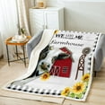 Milk Cow Blanket Garden Windmill Decor Farmhouse Throw Blanket 50"x60 ...