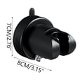 Removable Suction Shower Head Holder for Slide Bars, 360° Rotating ...