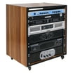 Sound Town DIY 8U Studio Rack with Furniture Grade Walnut Laminate ...