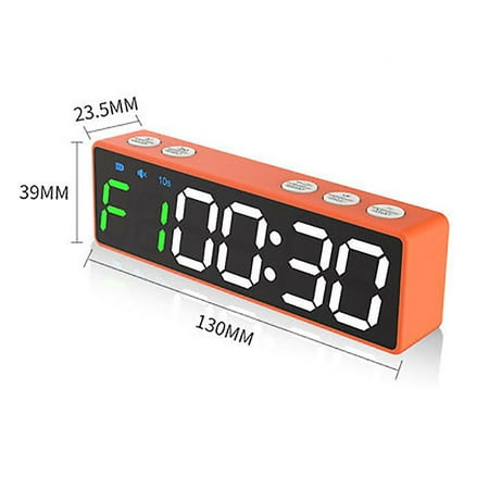 Portable Gym Timer Interval Timer Workout Fitness Clock Countdown/Up ...