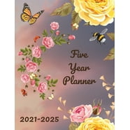 2021-2025 Five Year Planner : Five Year Monthly Planner, 5 Year ...