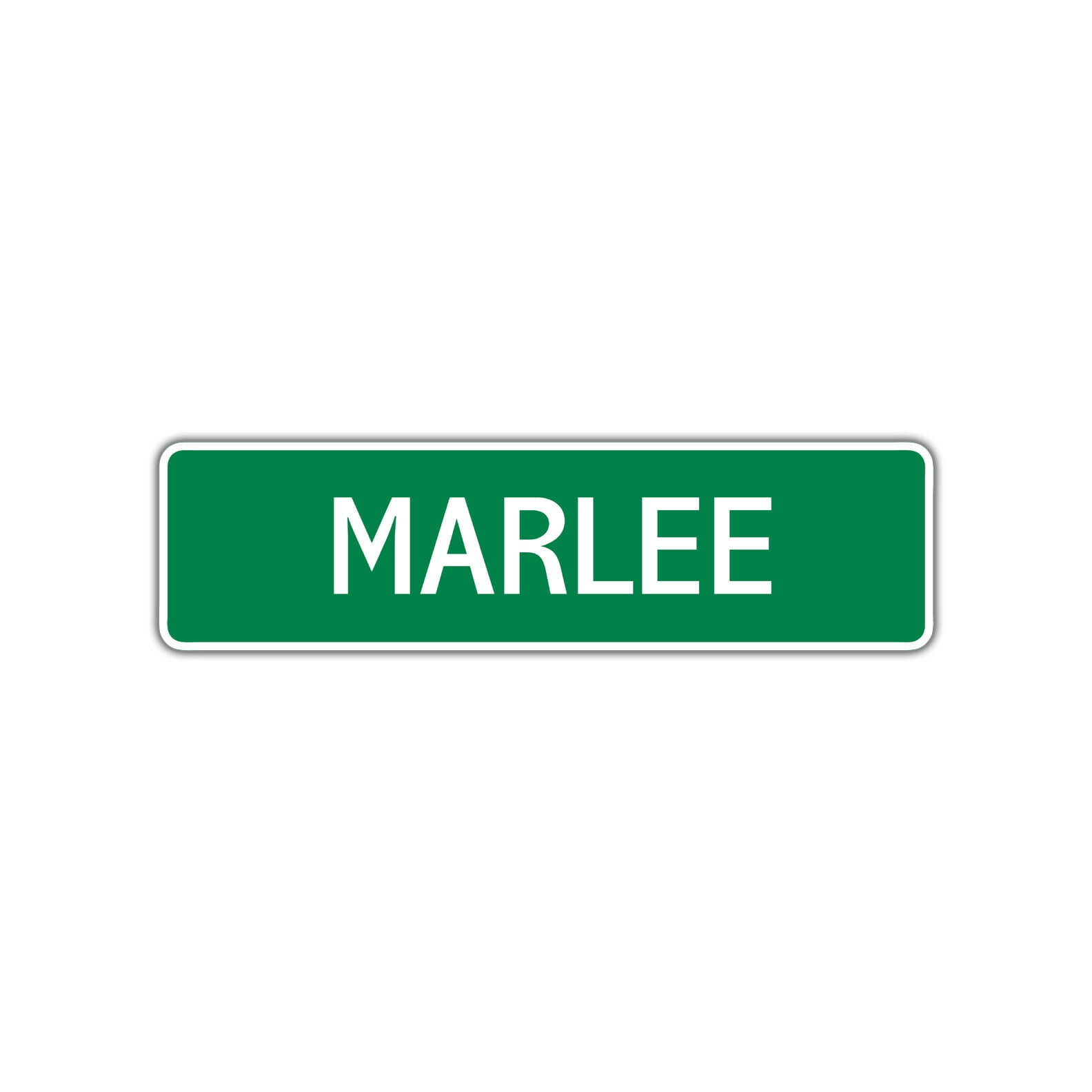 Marlee Girls Children Name Indoor Outdoor Unique Letter Printed Label ...