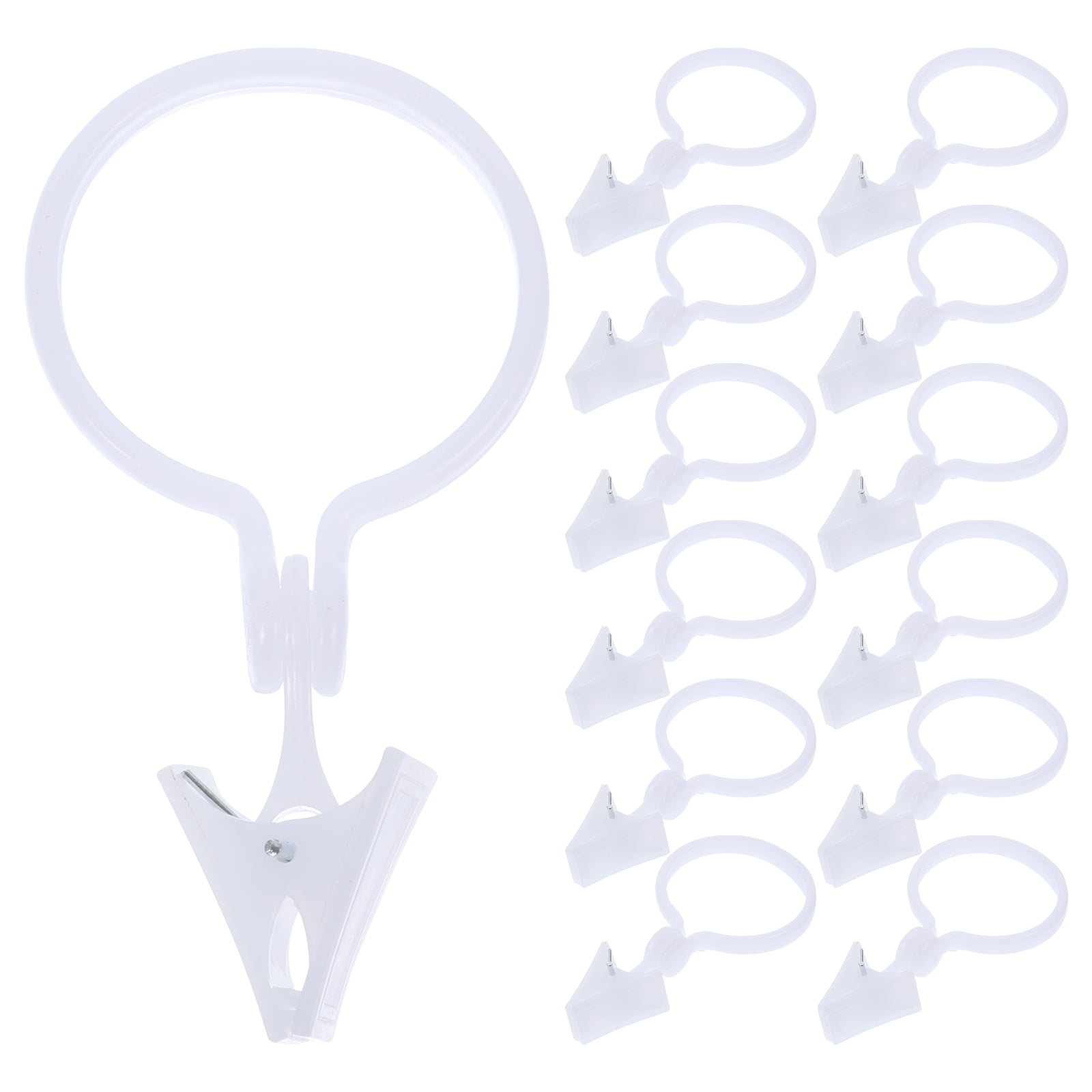 Click here for Har Adhesive 80pcs Curtain Rings With Clips Curtai... prices