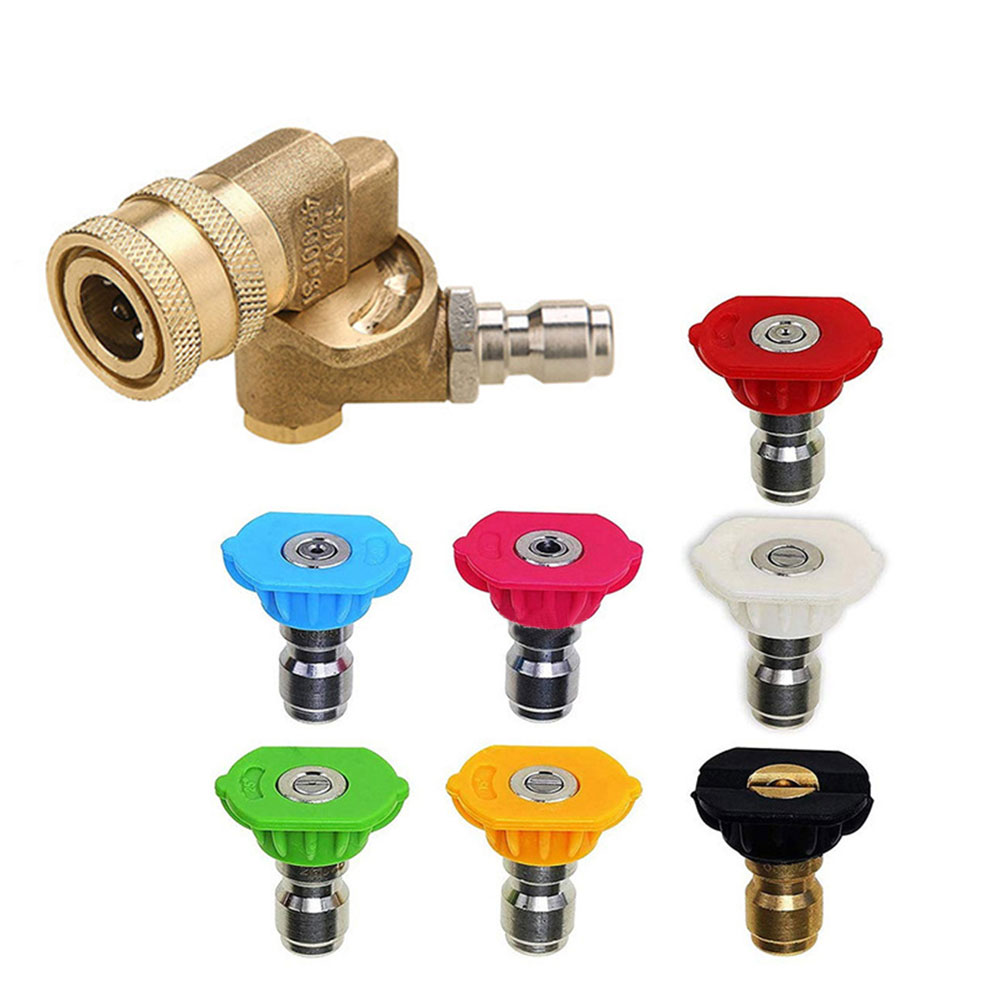 HAOAN Pressure Rotating Turbo Nozzle 4.0 Gpm Quick Connector with 4500 ...