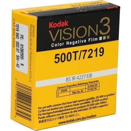 Kodak Vision3 500T/7219 Color Negative Film SP464 Super 8 Cartridge 50 ...