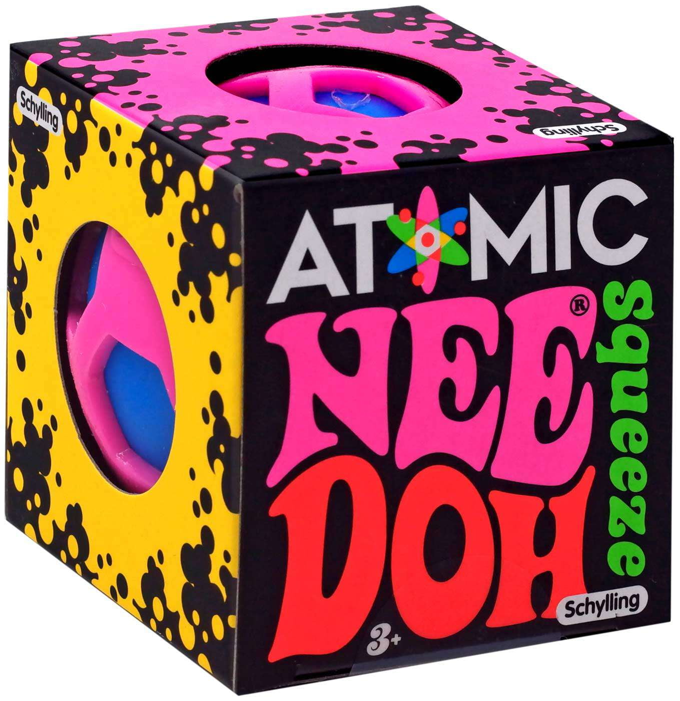 NeeDoh Atomic Blue & Pink Small Stress Ball - Walmart.com