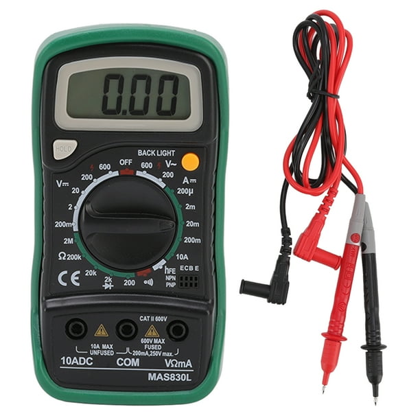 Electrician Meter, Digital Multimeter Multi Gear Knob For Voltage ...