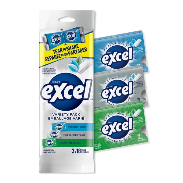 Click here for Excel  Variety Mint Flavoured Sugar Free Chewing G... prices