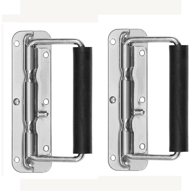 2 Pieces Stainless Steel Handles, Spring Folding Handle, Metal Door ...