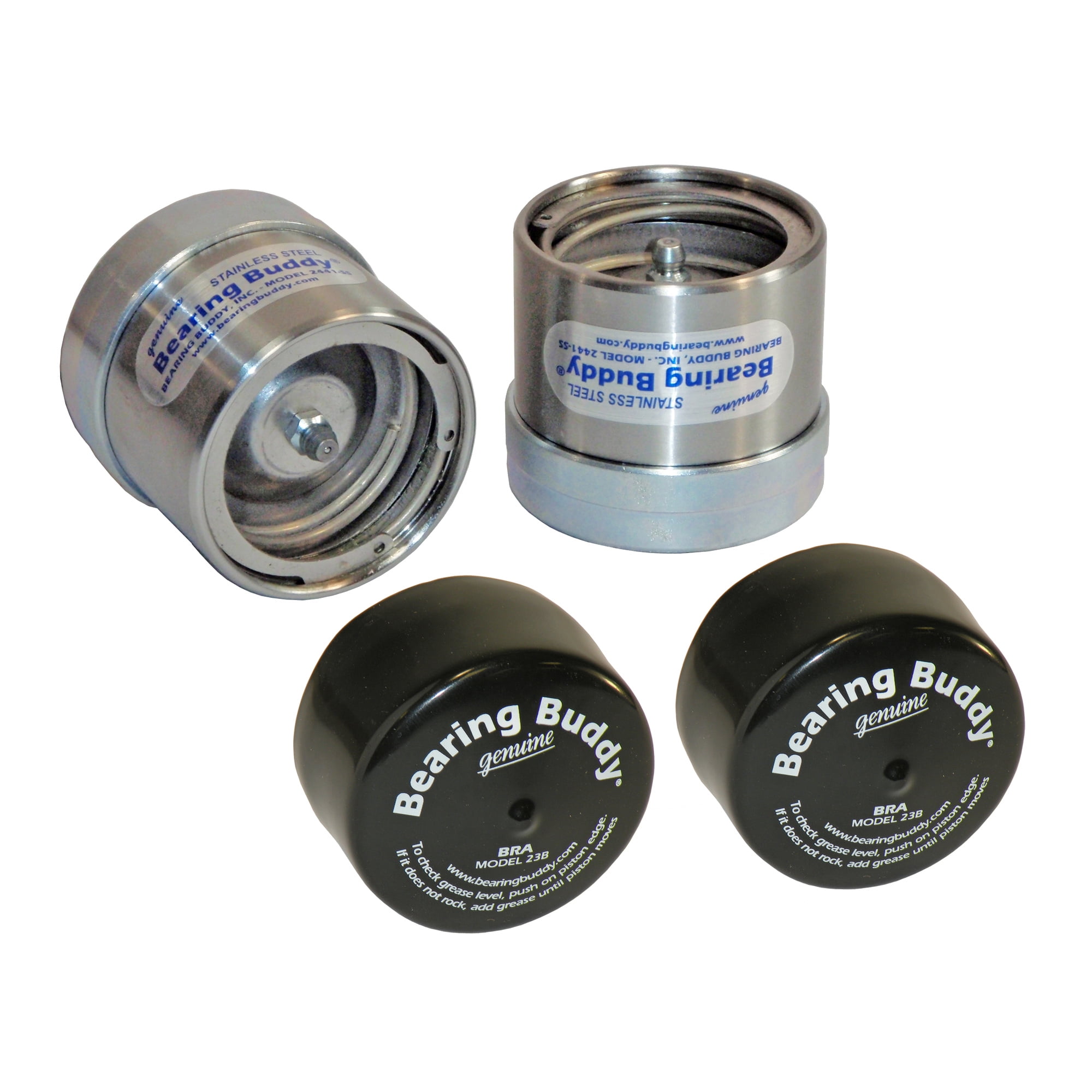 Bearing Buddy Stainless Steel Bearing Protectors (2.441" Diameter) With ...