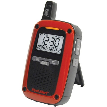 First Alert SFA1135 Portable AM/FM Digital Weather Radio SAME Weather ...