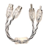 Scosche AMYC4X2-WM1SD High-Quality Y-Adapter 2-Channel Copper Twisted ...