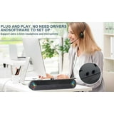 Lenrue Computer Speakers, 10W USB Soundbar for Desktop Monitor Laptop ...